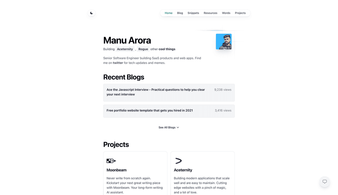 10 Portfolio Website Examples That Stand Out In 2024 | Aceternity